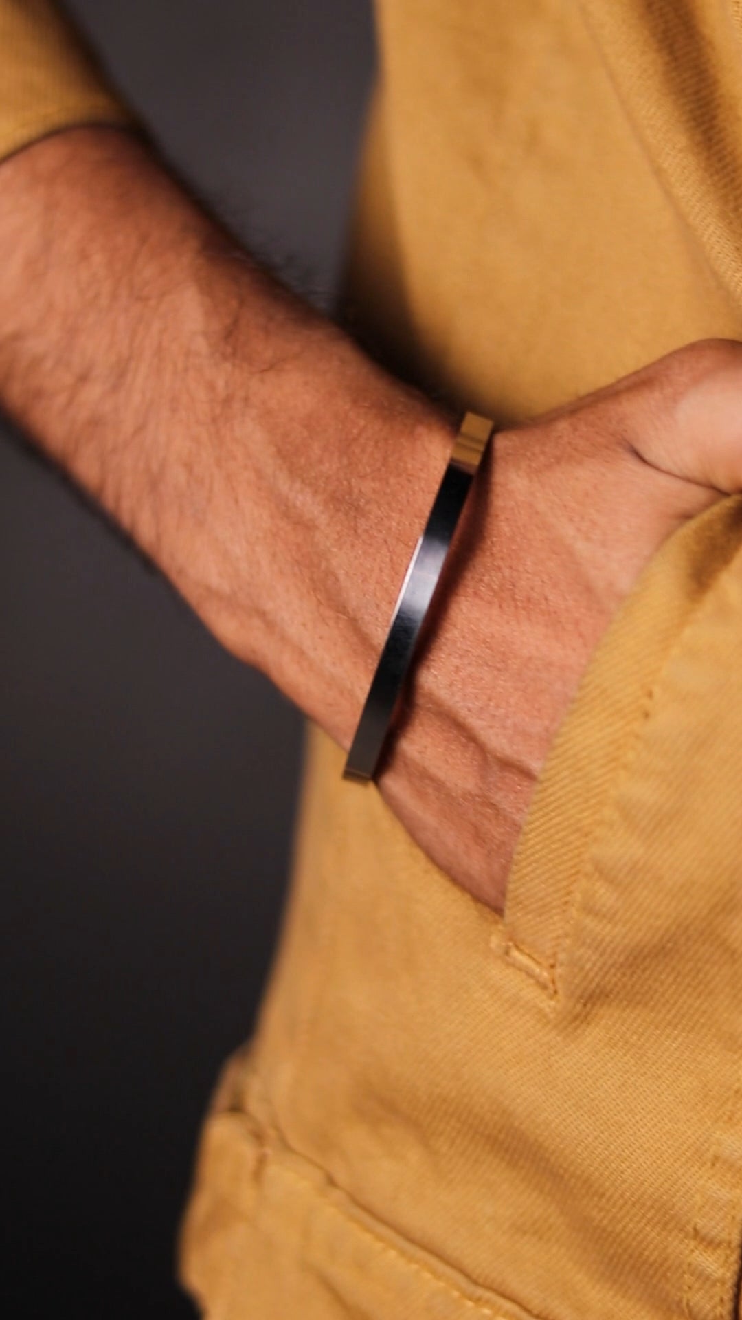 Steel Cuff – Zilver